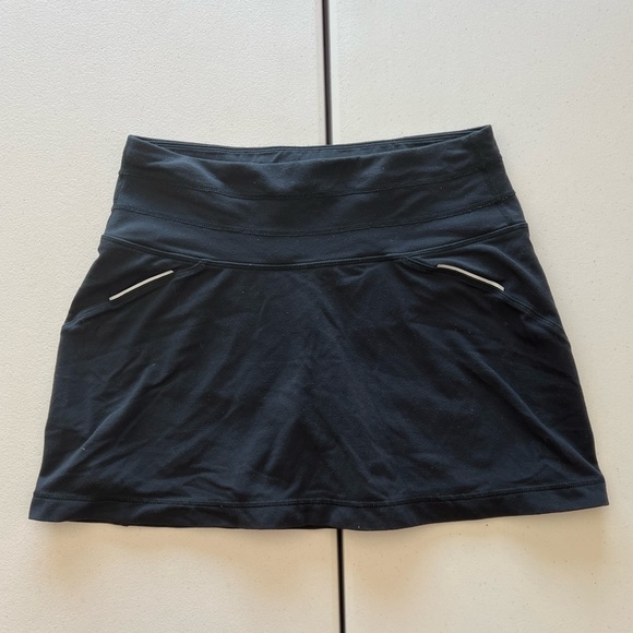 Athleta | Shorts | Athleta Womens Black Relay 2 In Tennis Athletic Stretch Skortskirt | Poshmark